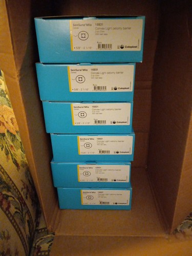 Lot Of 6 BoxesCOLOPLAST SenSura Mio 16931 Convex 2-Click Ostomy Barrier | eBay