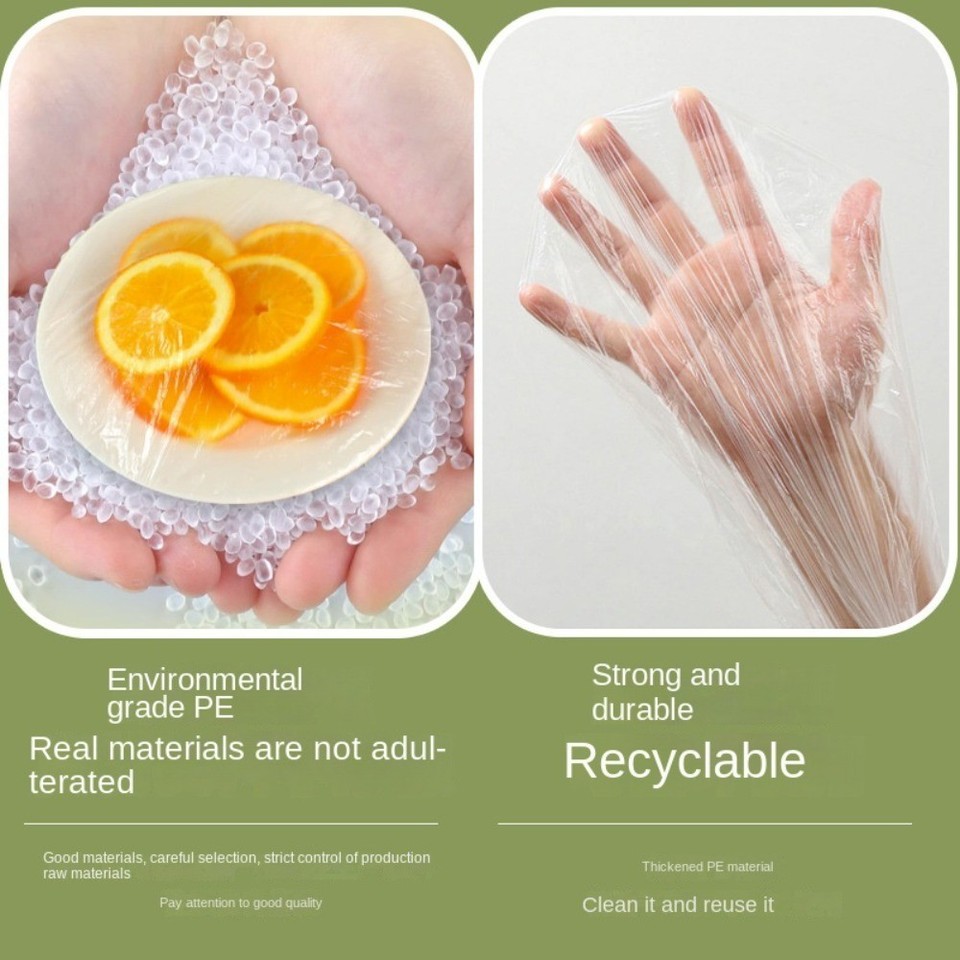 100pcs Colorful Plastic Bags Food Grade Plastic Cling Film Cover Cling ...