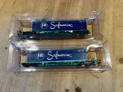 Bachmann Mainline Intermodal Bogie Wagon Two 45 Ft Containers ...