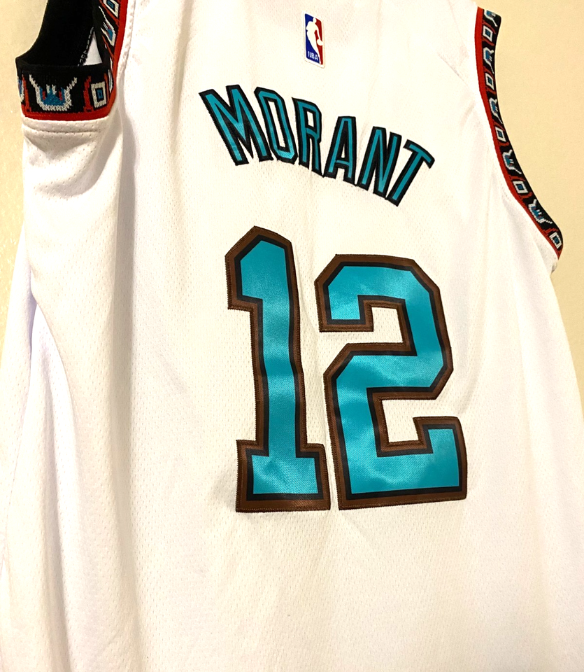 NEW! NIKE/NBA Dri Fit JA MORANT Throwback Grizzlies Jersey Size L/50 ...