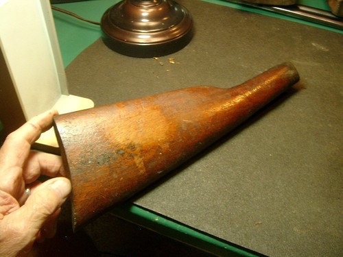 Small Frame COLT LIGHTNING RIFLE .22LR Butt Stock Crazed Varnish Exc ...