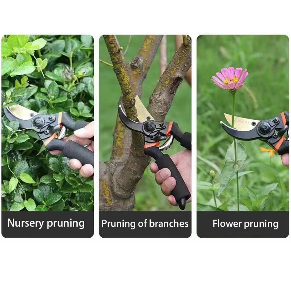 Pruning Shears Garden Secateurs Pruner Scissors Hand Plants Cutter Tool ...