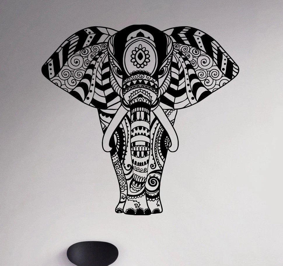 Tribal Elephant Pattern