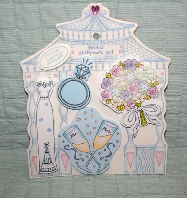 Lady Jayne Bridal Bliss Wedding Sticky Pad Sticky 160 Ring Dress Flower ...