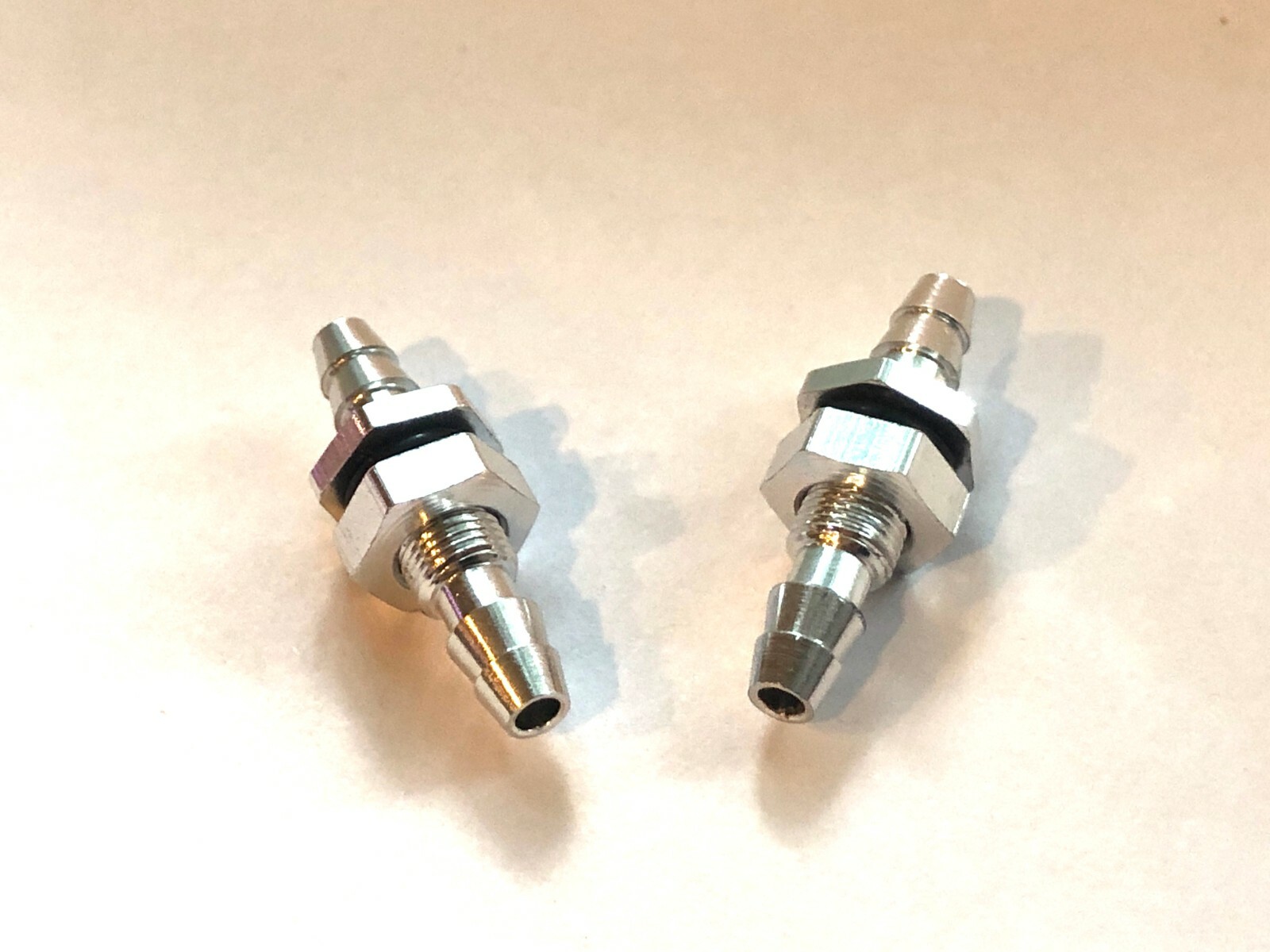 2PCS 1" Aluminium Double-End Fuel Filler Nozzle RC Fuel Line Systems ...