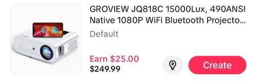 Groview Projector | eBay