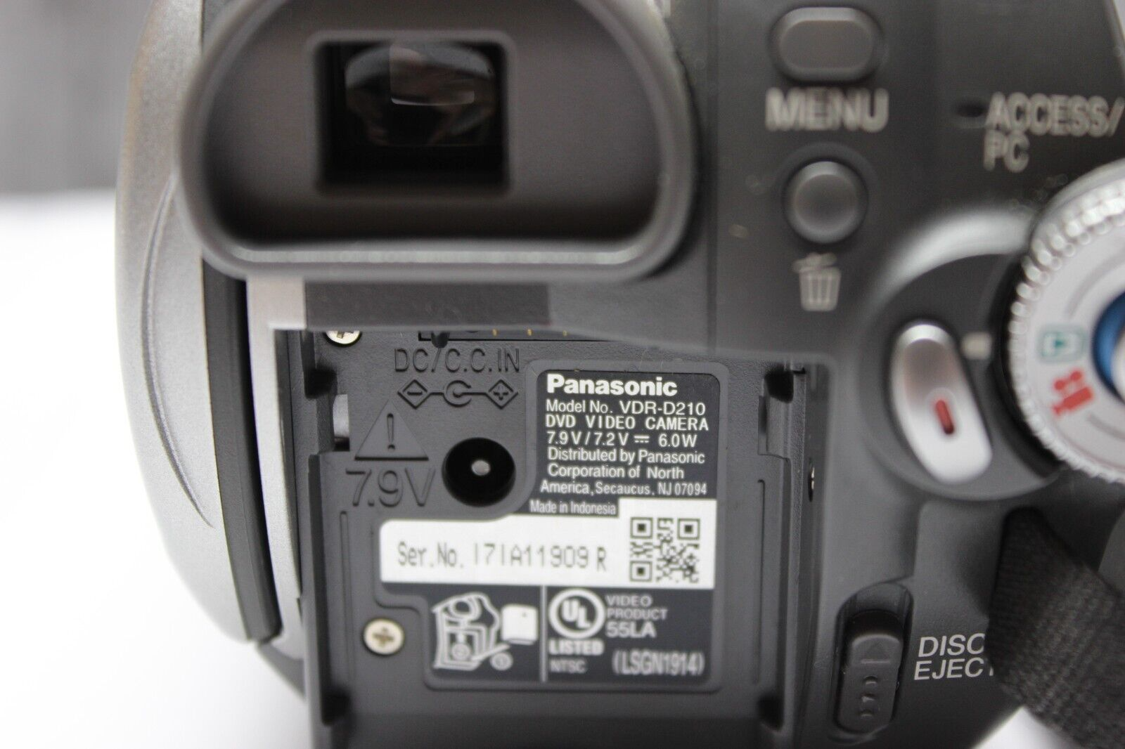 Panasonic VDR-D210 DVD Camcorder for sale online | eBay