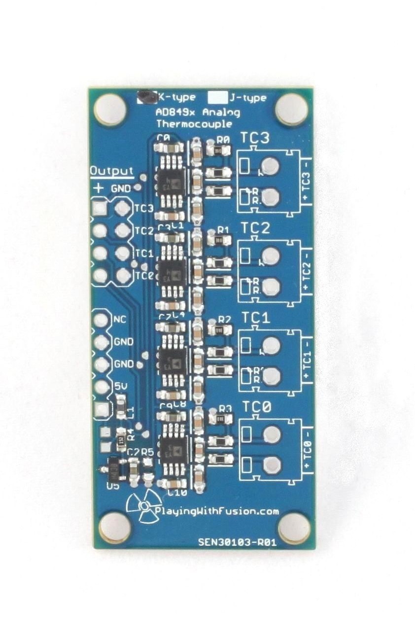 Quad-Channel J-Type / K-Type Thermocouple Amplifier, AD8494/AD8495 ...