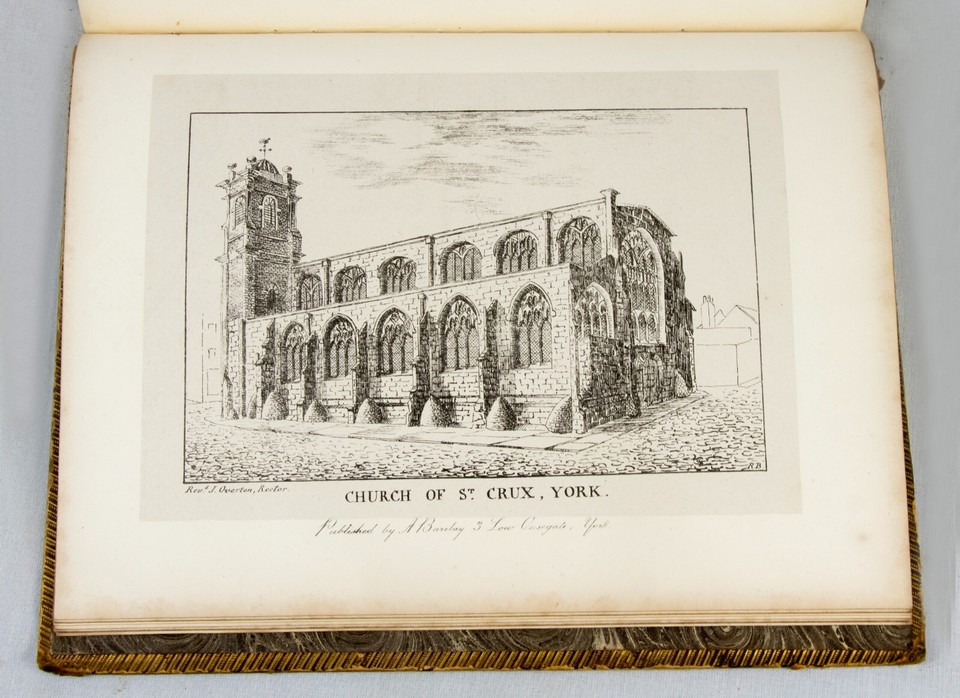 YORK Parish Churches 23 rare LITHOGRAPHS from 1831 architecture ...