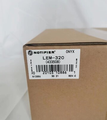 NEW NOTIFIER LEM-320 LOOP EXPANSION CARD LOOP SECONDARY CARD FREE ...