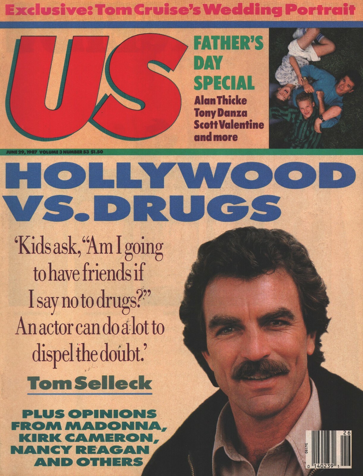 US Magazine - Jun 29, 1987 - Tom Selleck - Tom Cruise - Tony Danza | eBay