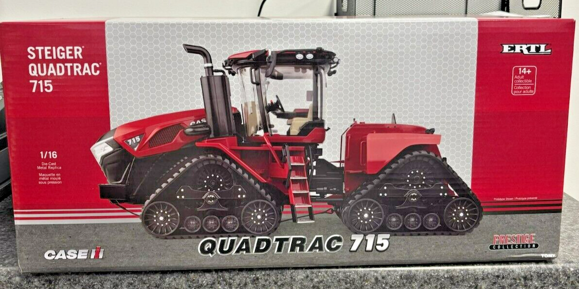 Ertl Case IH Steiger Quadtrac 715 toy tractor 1/16 scale part# ZFN44349 ...