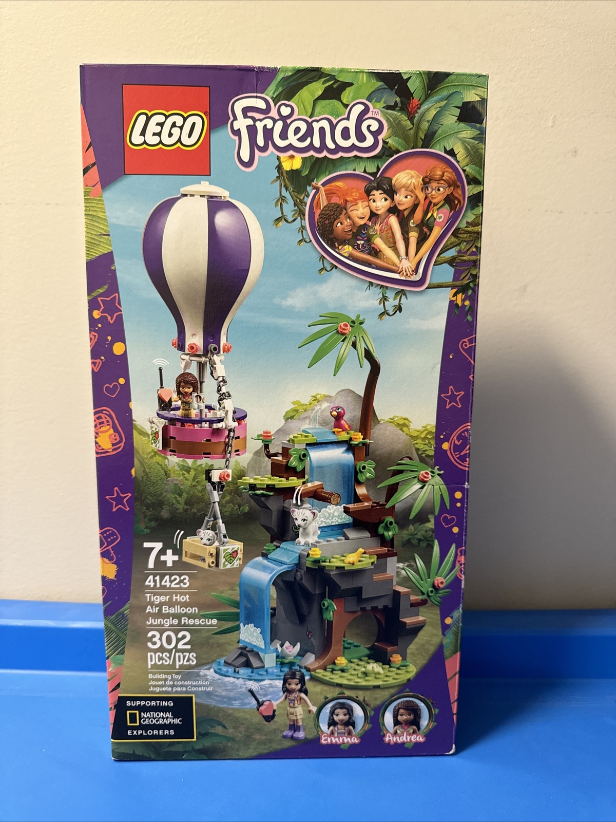 LEGO FRIENDS: Tiger Hot Air Balloon Jungle Rescue (41423) for sale ...