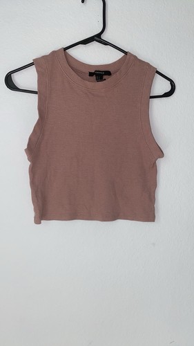 Forever 21 Dusty Pink Swing Tank Top Buttons Size Small | eBay