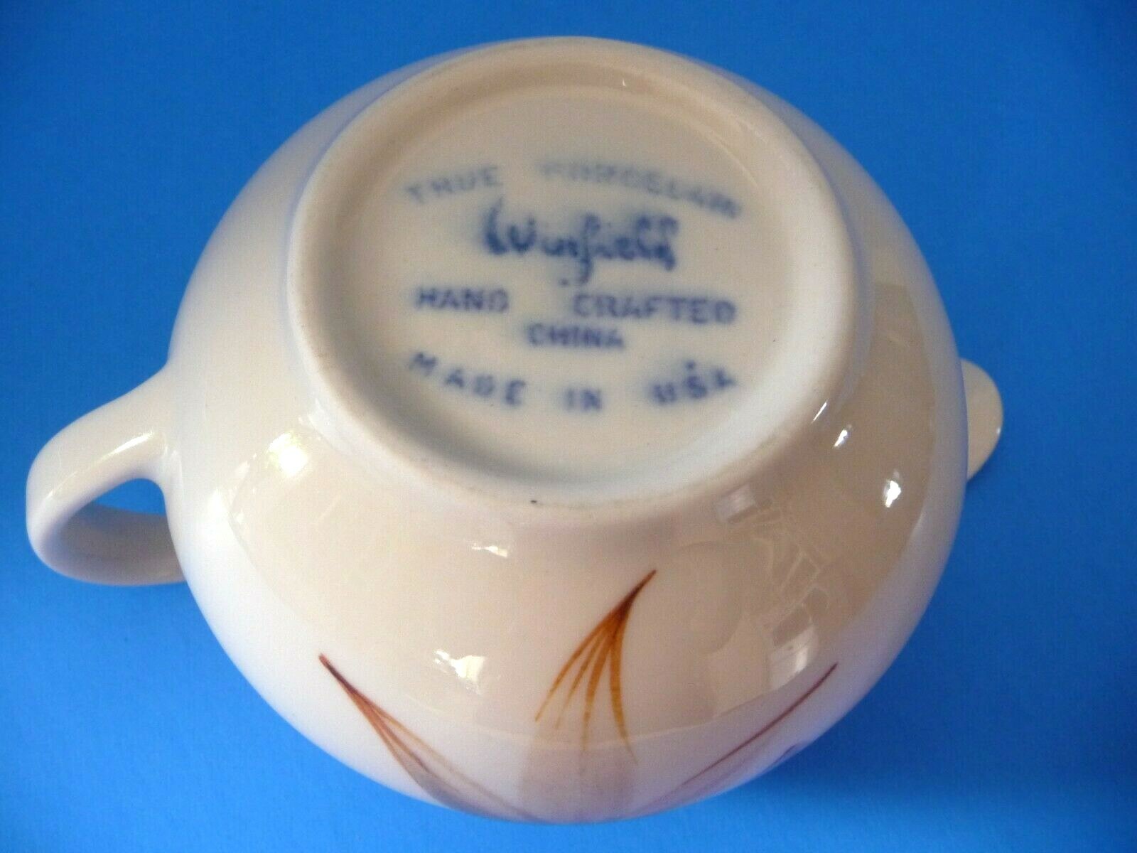 Vintage Winfield Porcelain China Cream Pitcher Creamer Passion Flower ...