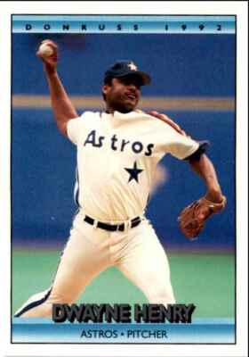 1992 Donruss Dwayne Henry Houston Astros #114 | eBay