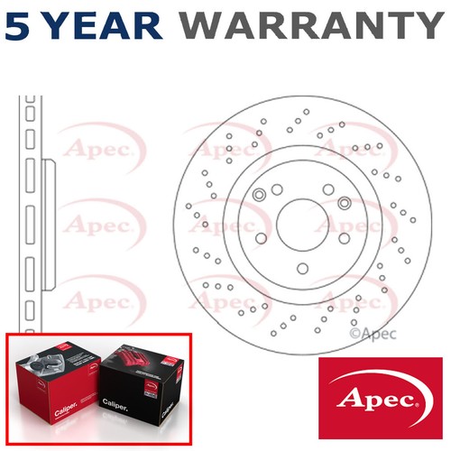 Apec Front Brake Disc Fits Mercedes C-Class SLK CLK 2034211312 | eBay