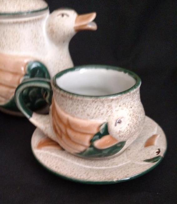 Duck Tea Set Clay Retired Collectible Child's Ranger Gift | eBay