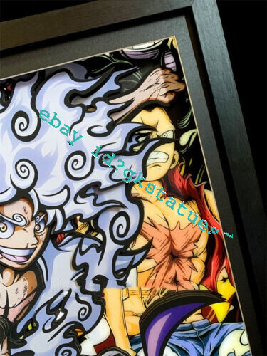 SMHL One Piece Gear 5 Nika Luffy Framed Decorative Painting 63x33cm In Stock | eBay