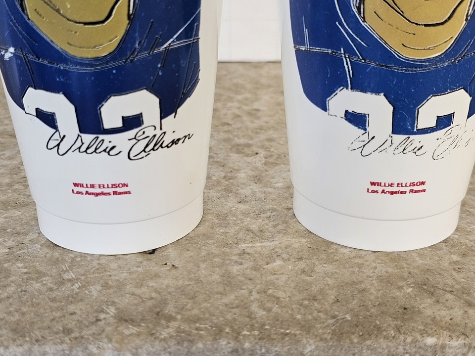 1970s 7-ELEVEN 7-11 MLB BASEBALL NFL FOOTBALL PLAYER SLURPEE CUPS ...