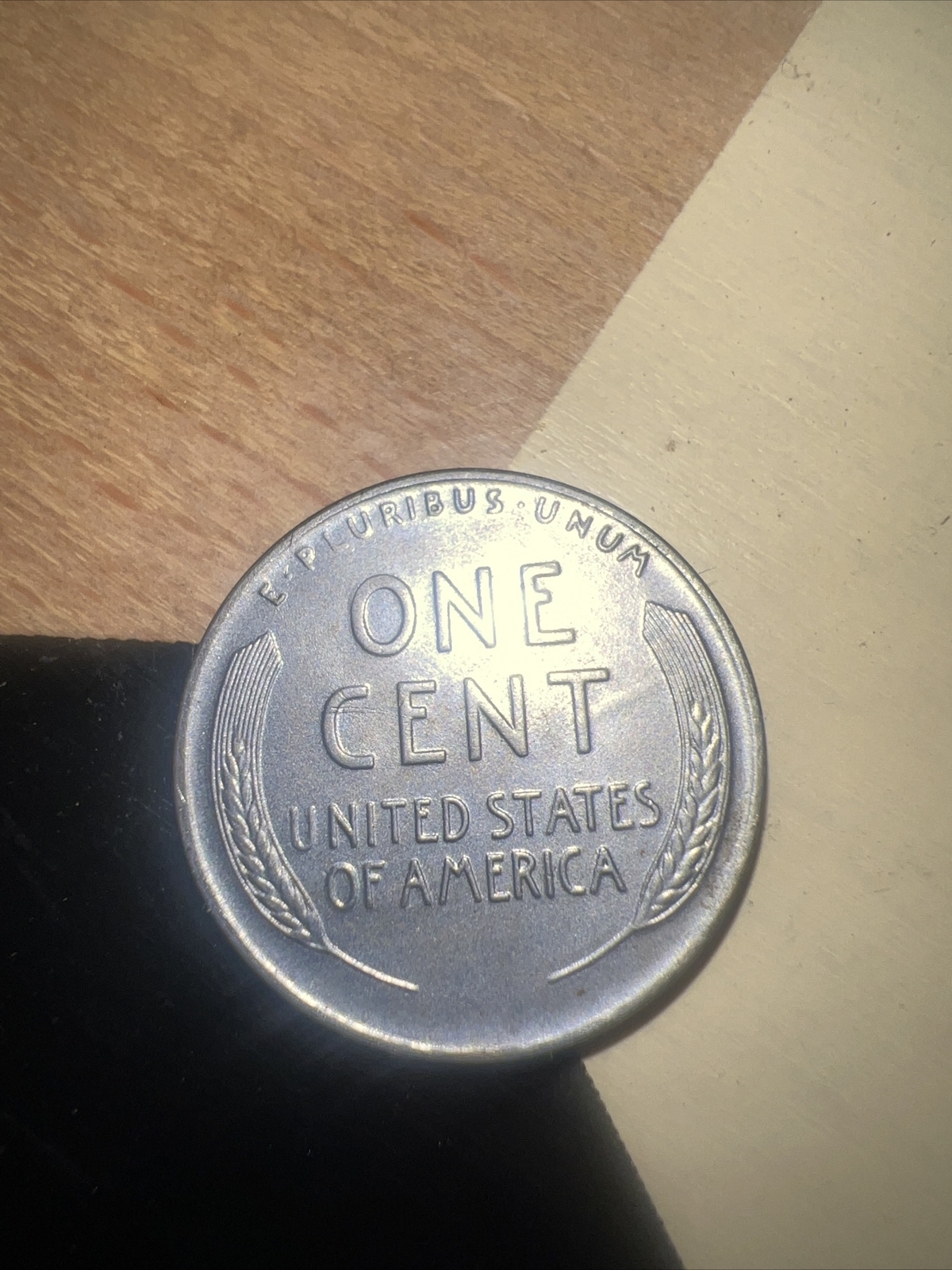 1943 “Silver” Steel Wheat Penny No Mint Mark Magnetic Rare Vintage War ...