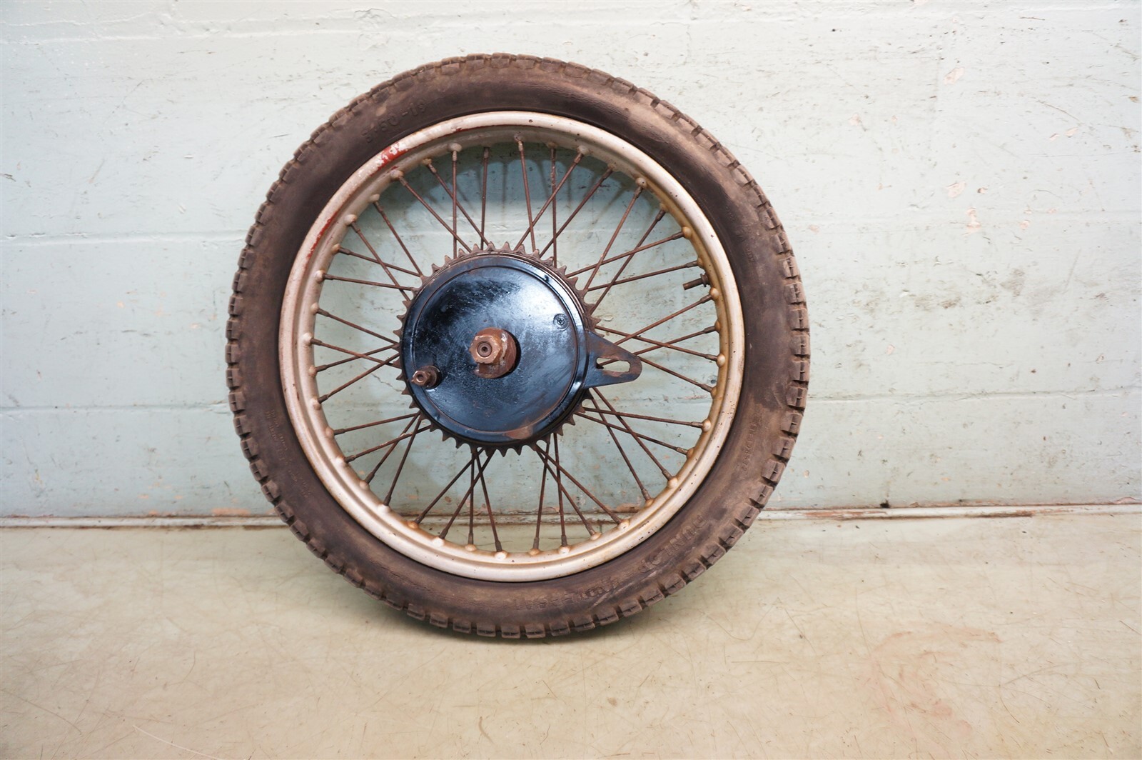 1952 Matchless G9 AJS Model 20 500cc Twin AMC 500 *2805 Rear Wheel ...