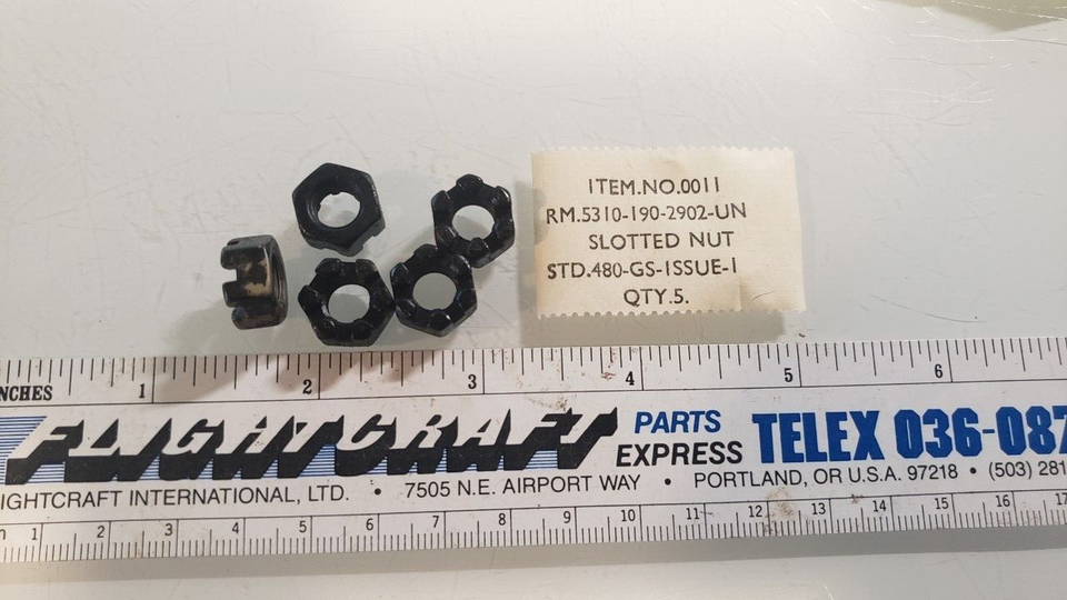 (5) GOODRICH CONTROL SYSTEMS NUT STD480GS 5310-00-190-2902 | eBay