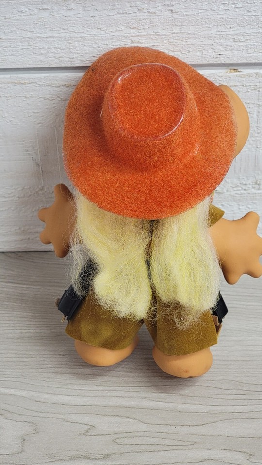 1966 Troll Vintage NIK Doll 5.5" Wishnik Uneeda Troll Doll Cowboy Ranch ...