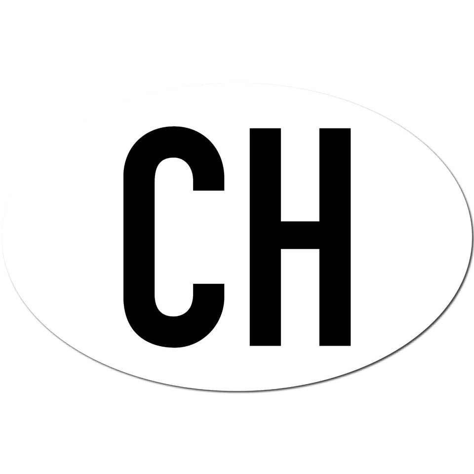 10 Sticker Ch Sticker Switzerland Country Codes 4061963019788 | eBay ...