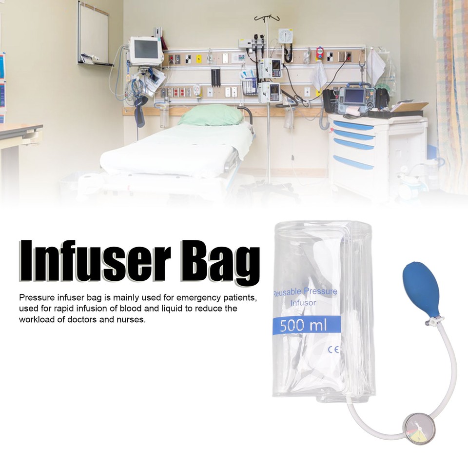 Pressure Infusion Bag Professional Leakage Proof IV Fluids Cuf 8697 | eBay