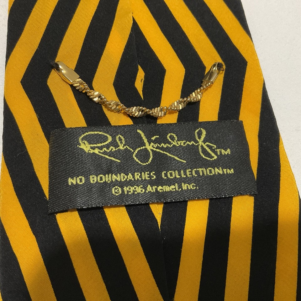 Rush Limbaugh No Boundaries Collection Tie Mens Silk Red/Yellow Made In ...
