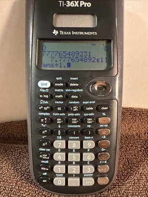 Texas Instruments TI-36X Pro Graphing Calculator Works Tested | eBay