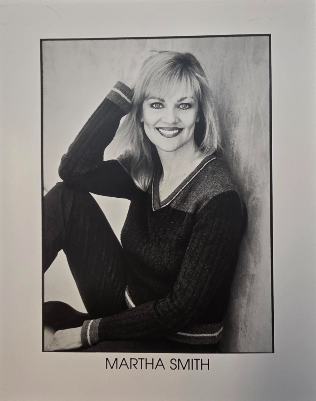 MARTHA SMITH 8x10 BW PUBLICITY PHOTO SCARECROW & MRS. KING NEW | eBay UK