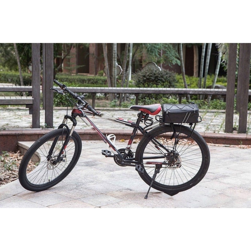 8L For Bicycle Trunk Bag for Ebike with Reinforced Straps and Light ...