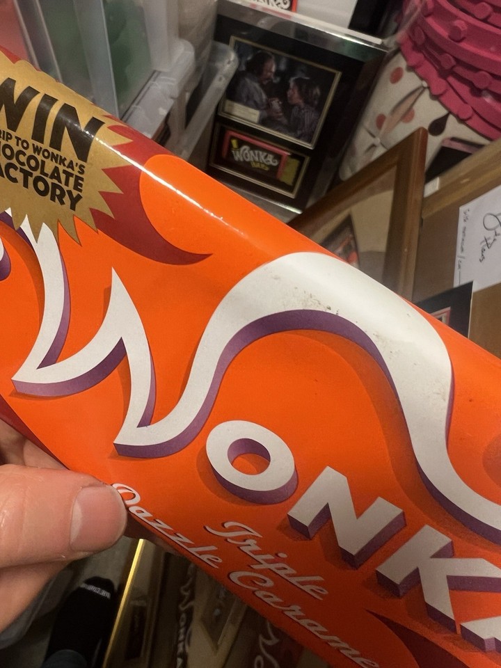Charlie & The Chocolate Factory 2005 Prop WONKA Bar Wrapper And Foil | eBay