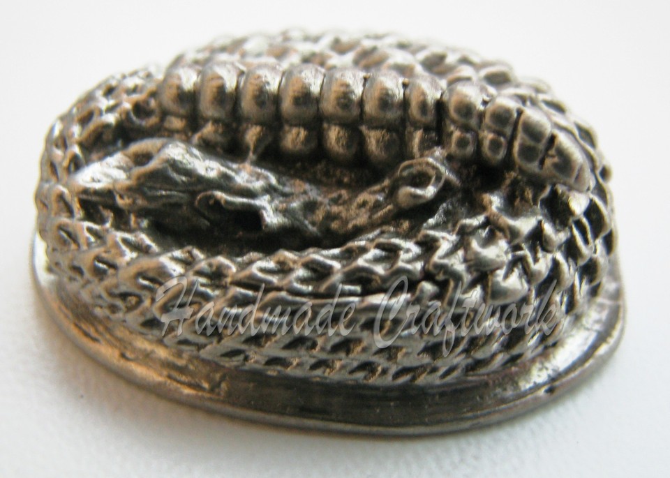 Set Knife Finger Guard Bolster Pommel SNAKE PYTHON for Custom Knife ...