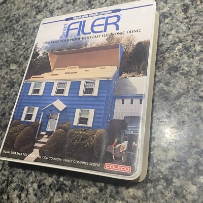 Vintage Coleco Adam Computer System - Smart Filer Rare Game | eBay