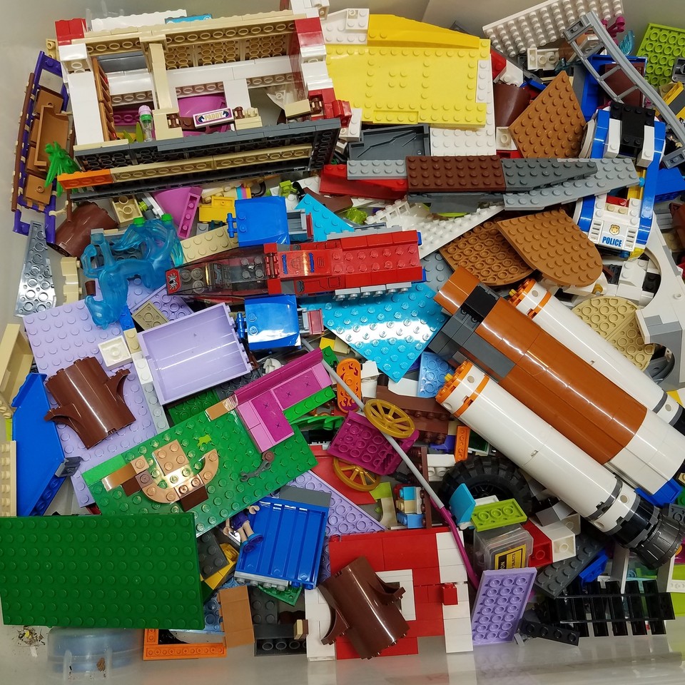 Lego 7.4 lbs Bulk Loose Lego Parts Lot | eBay