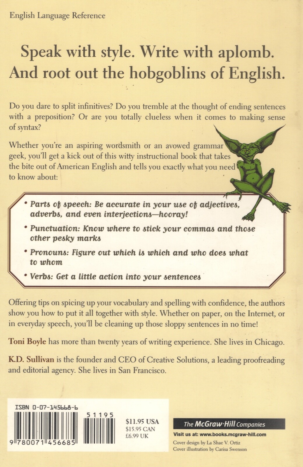 Gremlins of Grammar by K. D. Sullivan and Toni Boyle (2005, Perfect ...