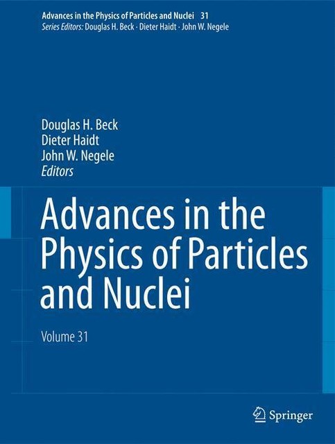 Advances in The Physics of Particles And Nuclei-Volume 31 von John W ...