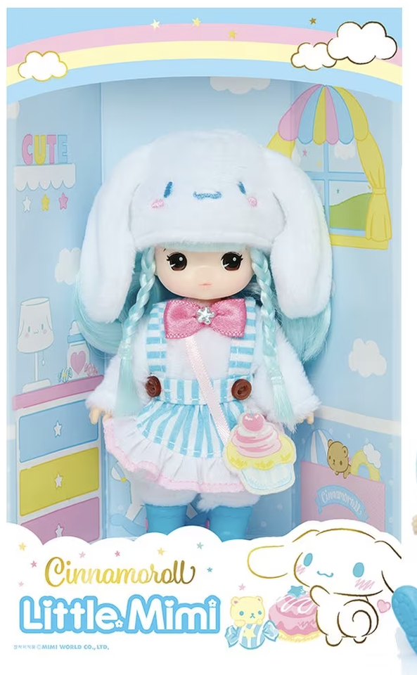 Sanrio Characters x Little Mimi Figure Doll, 6 Styles, Korean Toy ...