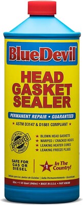 Blue Devil: Head Gasket Sealer - Permanent Repair ۰ Guaranteed 32oz. | eBay