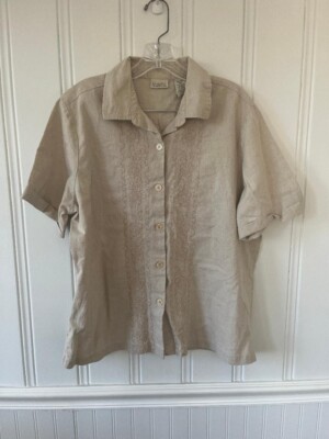 Classic Elements Beige Top/ Blouse Size XL | eBay