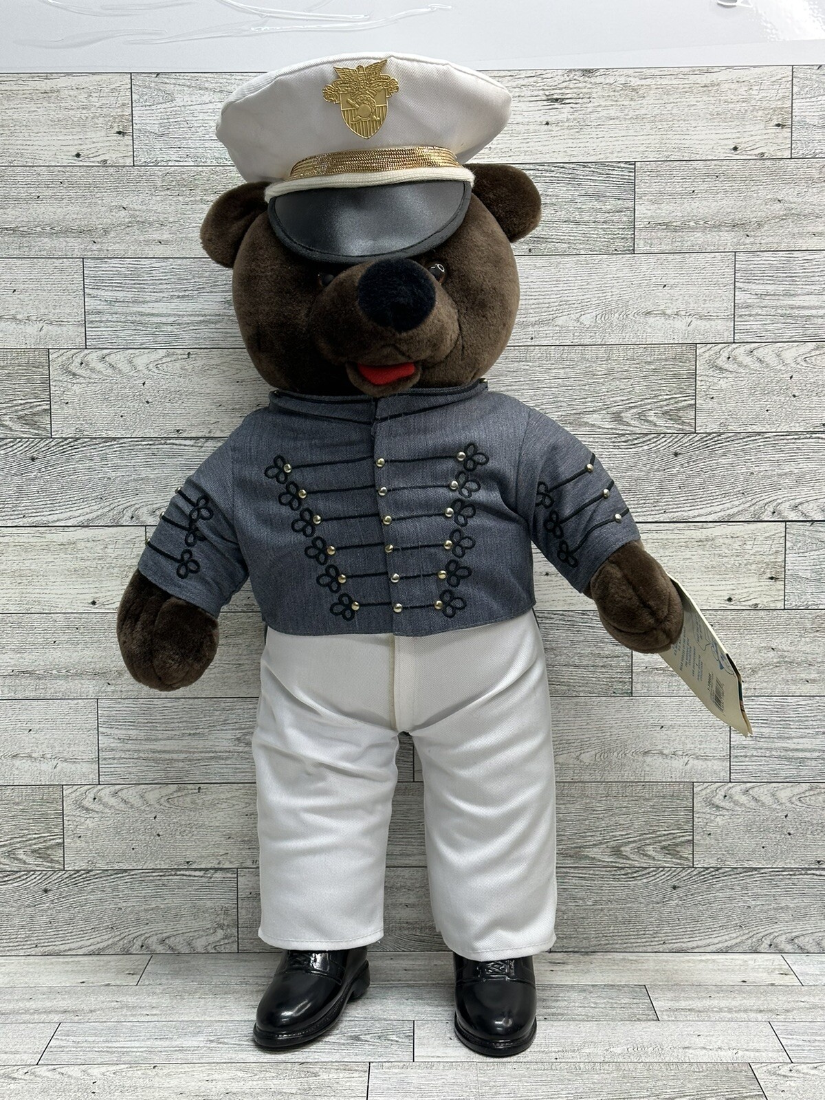 VTG BEAR FORCES OF AMERICA WEST POINT MILITARY 21" STUFFED TEDDY BEAR ...