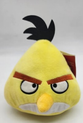 Angry Birds Canary Chuck Head 2020 Toy Factory 7" Plush NWT | eBay