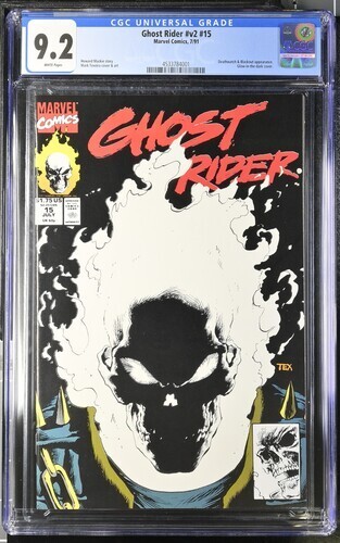 Ghost Rider #15 CGC 9.2 1st Printing Glow in the Dark Gem Case | eBay