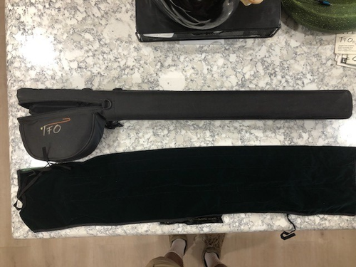 TFO Temple Fork Outfitters Triangle Four Piece Fly Rod & Reel Carrying ...