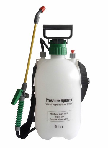5L Litre Pressure Sprayer Garden Portable Hand Pump Chemical Weed Spray ...