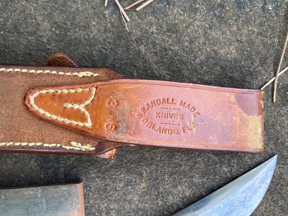 Vintage 60's - 70's Randall Knife Model 3 6 Stacked Handle - As Found ...
