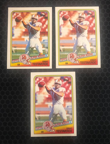 🏈 (2) - 1988 Topps Football #352 - Vinny Testaverde - ROOKIES ...